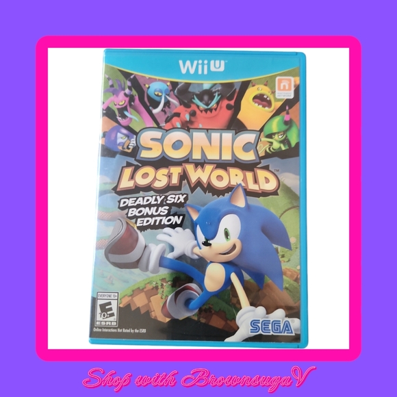Nintendo | Video Games & Consoles | Sonic Lost World Dead Six Edition For Nintendo Wii U | Poshmark